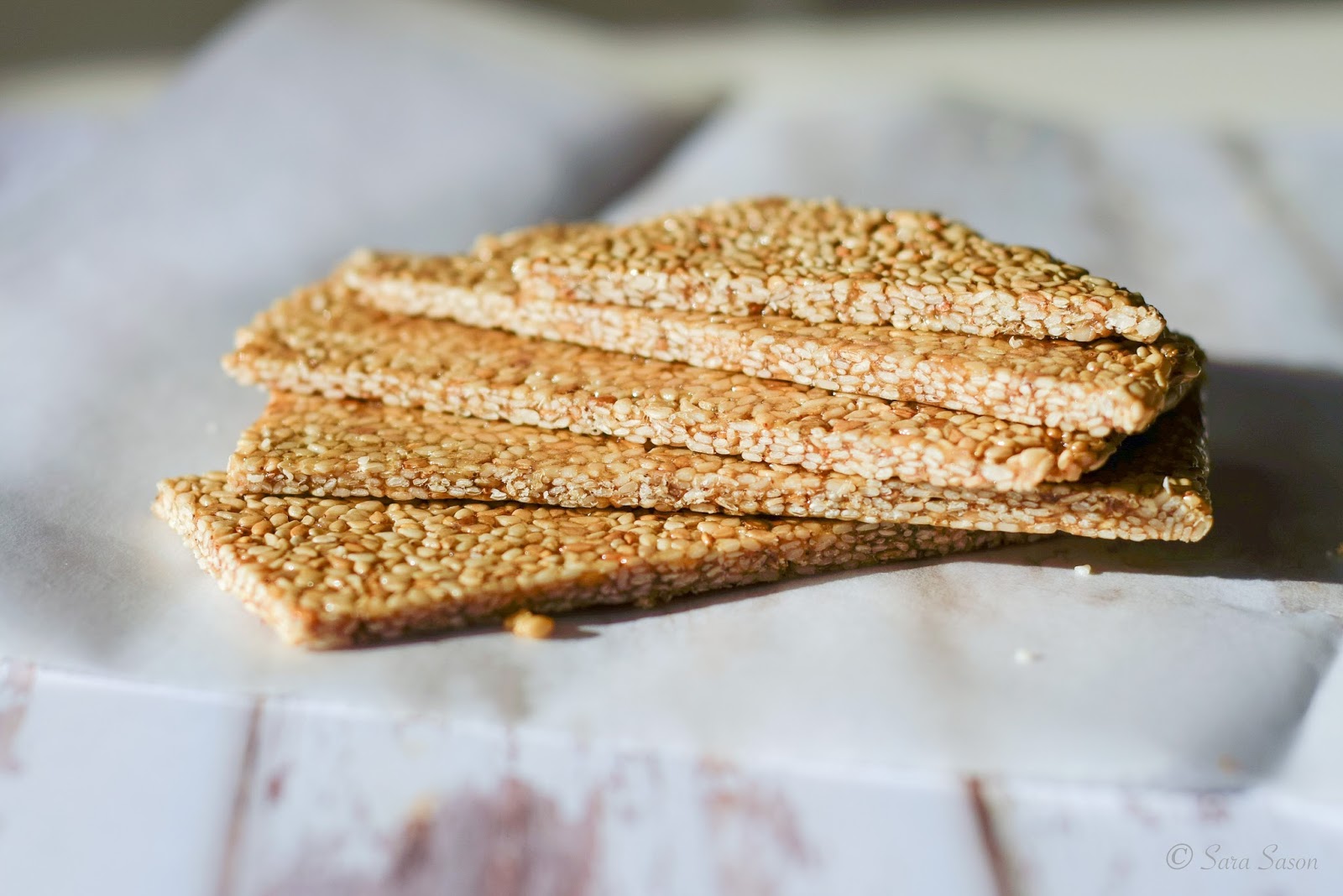 Cooking Sara - Food & Photo Blog: Croccante al sesamo