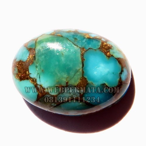 Merah Batu Permata: Batu Permata Pirus Serat emas