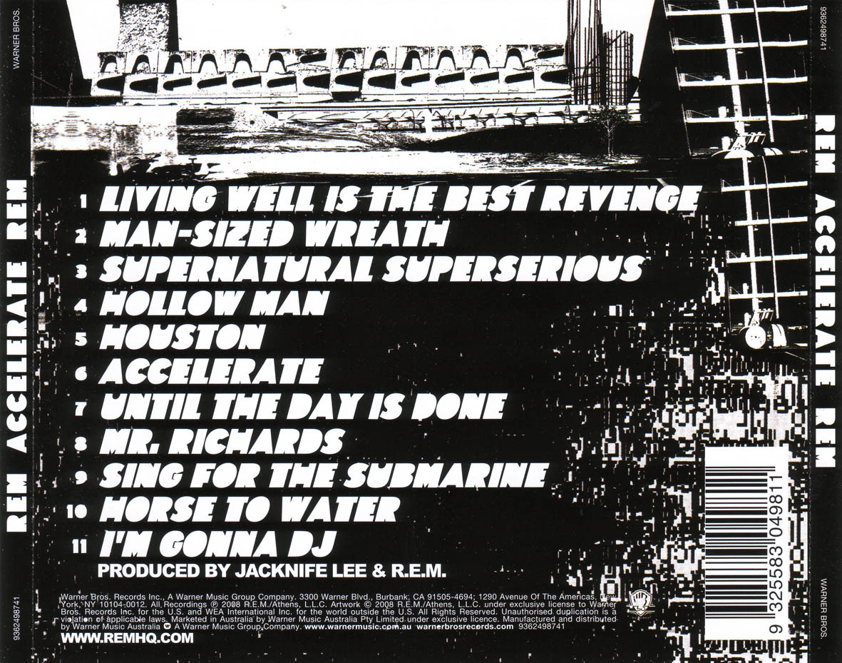 ZEPPELIN ROCK: R.E.M. - Accelerate (2008): Crítica del disco (review)