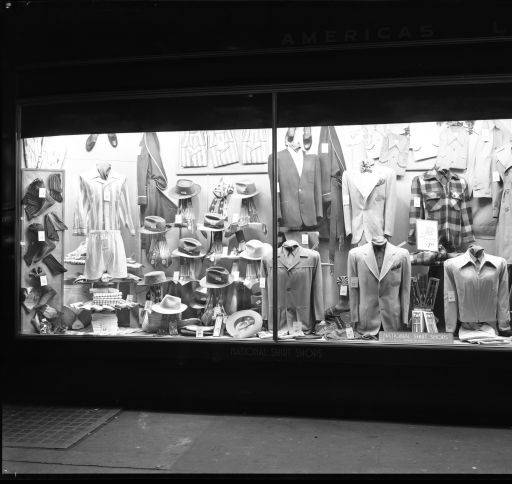 VintageVixen.com Vintage Clothing Blog: Then & Now: National Shirt Shops