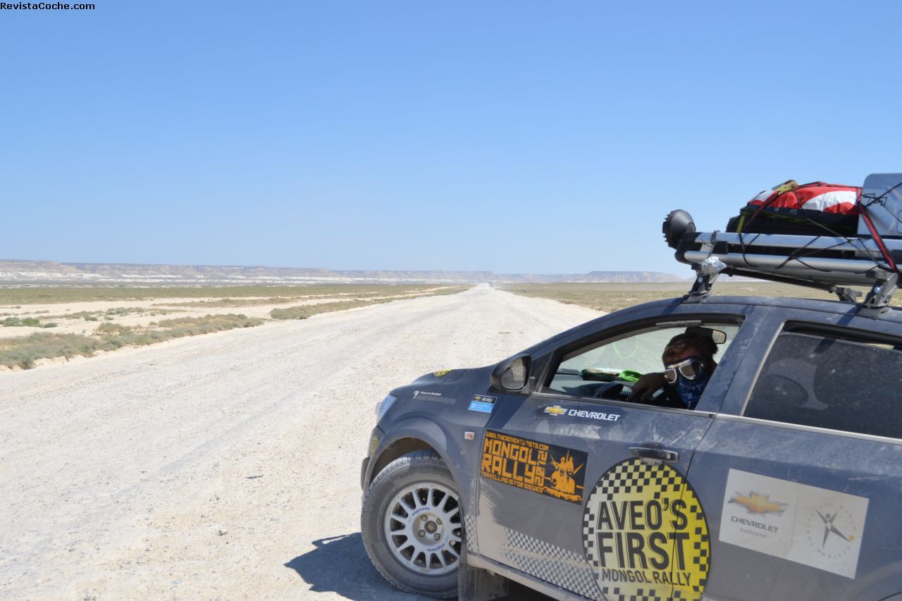 Revista Coche: El Chevrolet Aveo FIRST Mongol Rally alcanza la meta