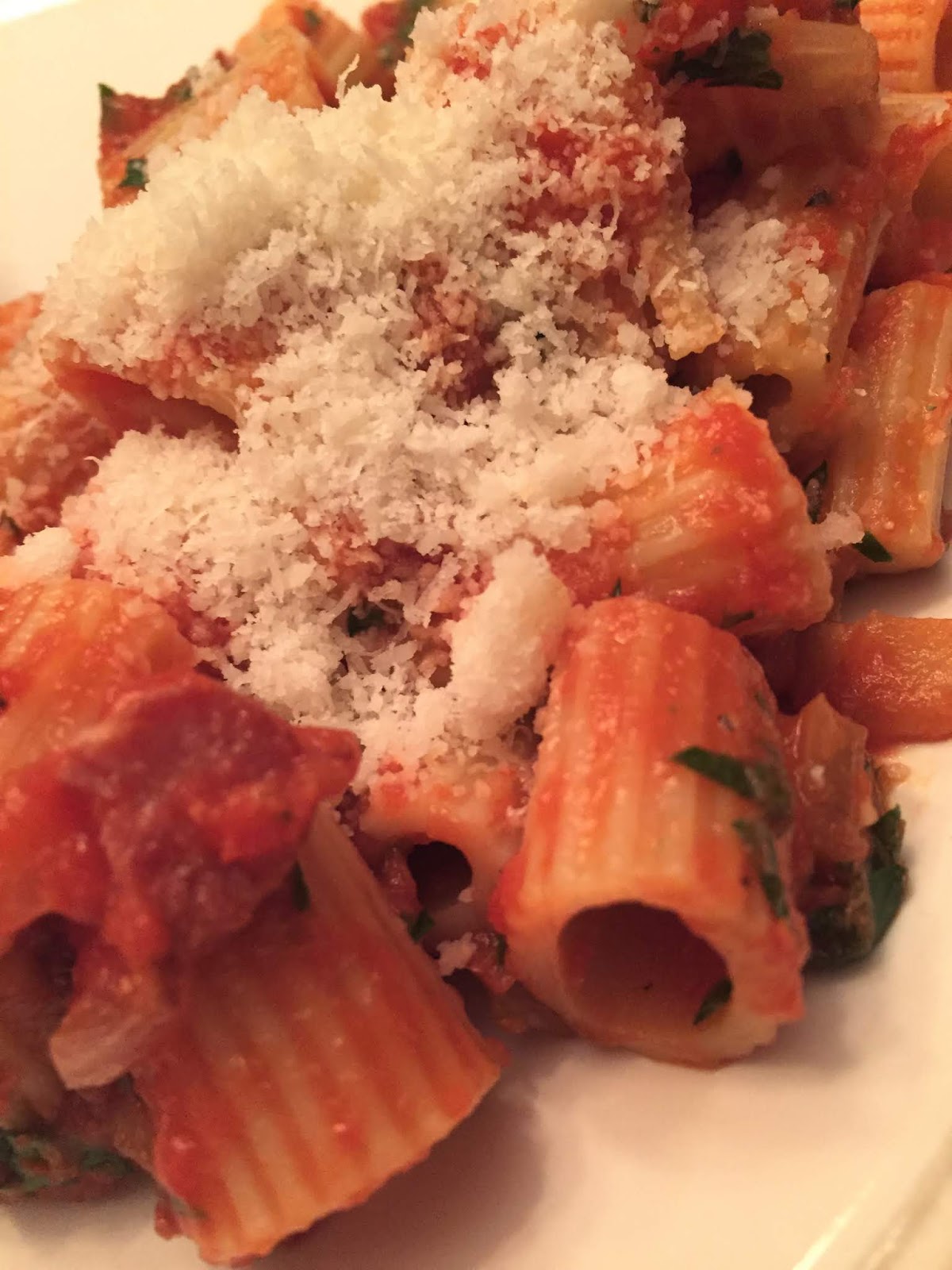 Jersey Girl in the Kitchen: Rigatoni All'Amatriciana