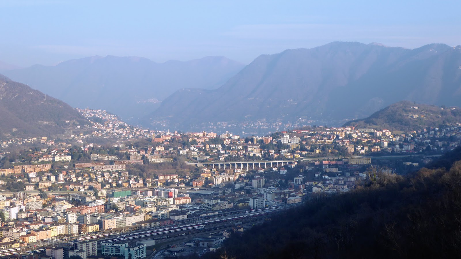 Neujahrswanderung zwischen Como und Chiasso (IT/TI) – Wandern mit Freunden