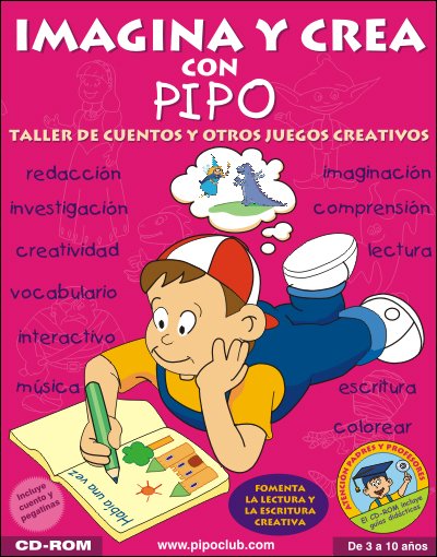 webstore-recursos educativos: Imagina y crea con Pipo - PC CD-ROM