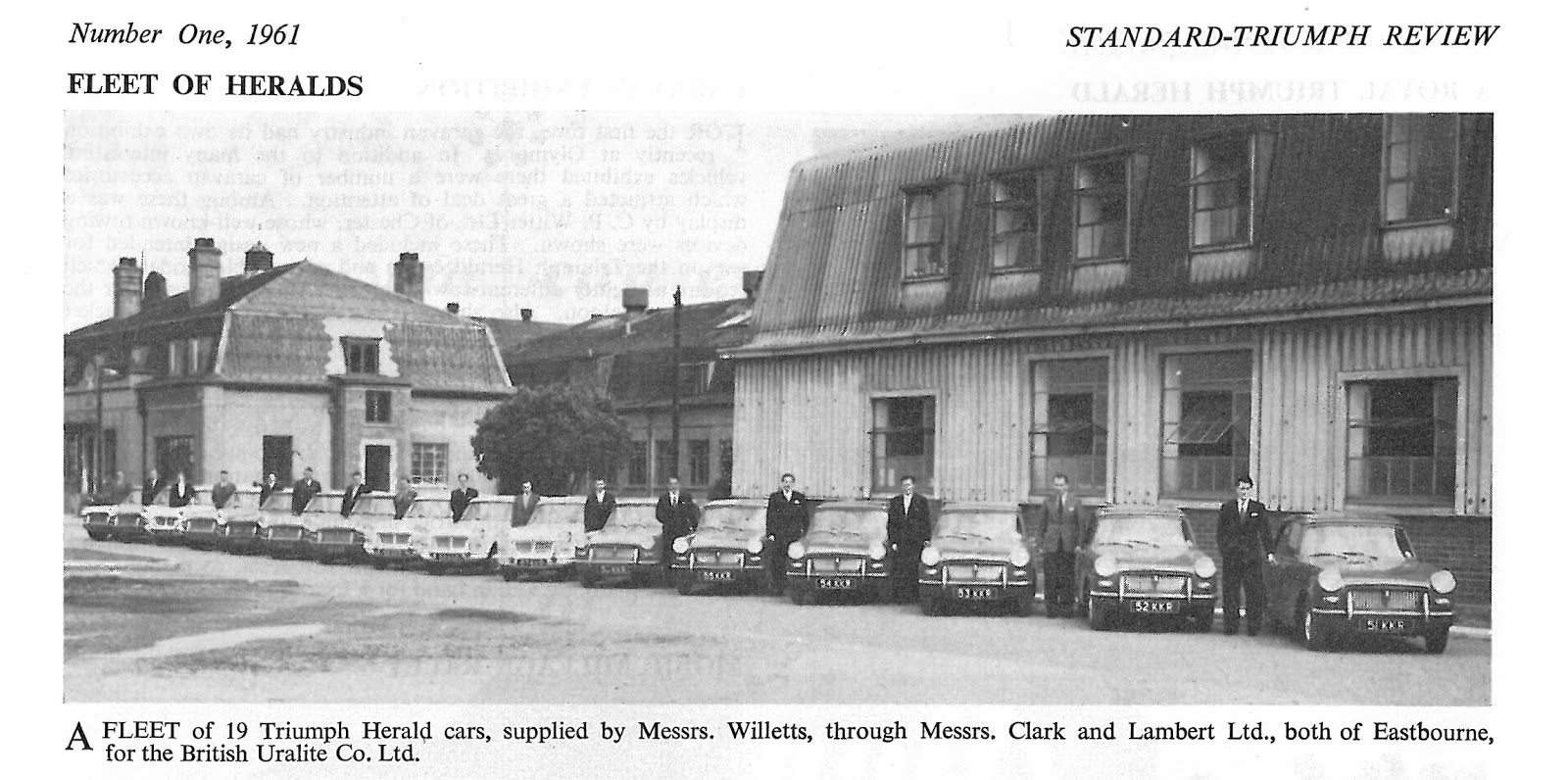 Vitessesteve - blog: Clark and Lambert of Eastbourne - Triumph car ...