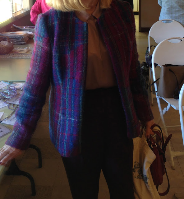 CENTERING WITH FIBER: This Saori jacket deserves it own post!