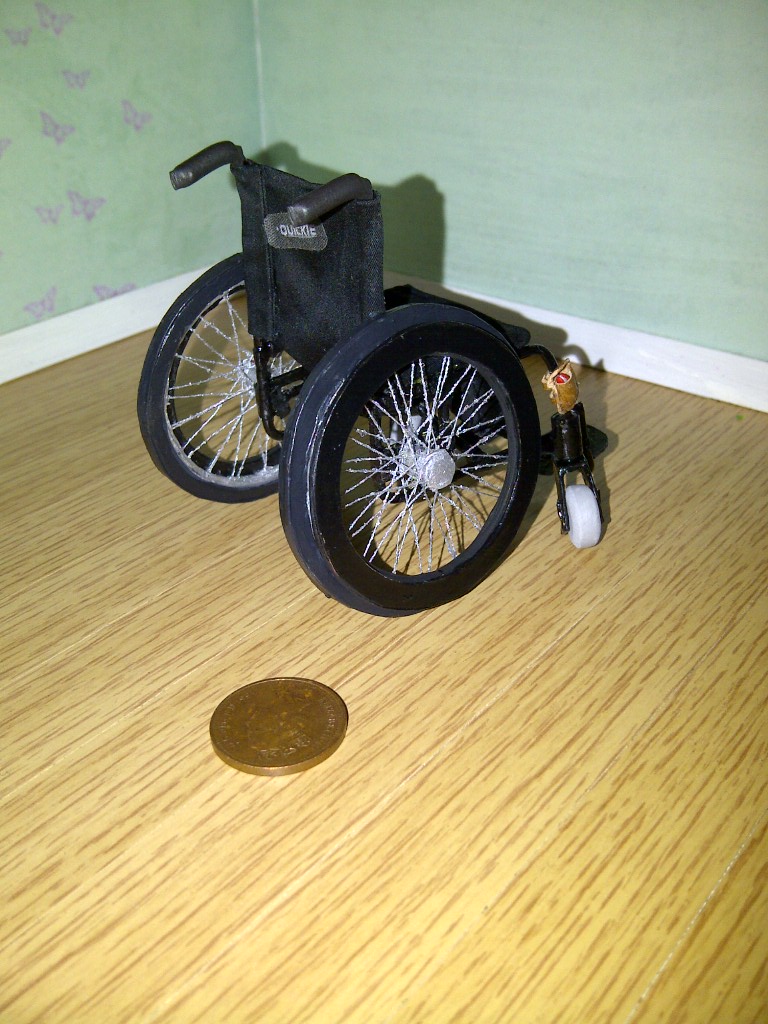 Teeny Tiny Things: Miniature 1/12th Scale Wheelchair