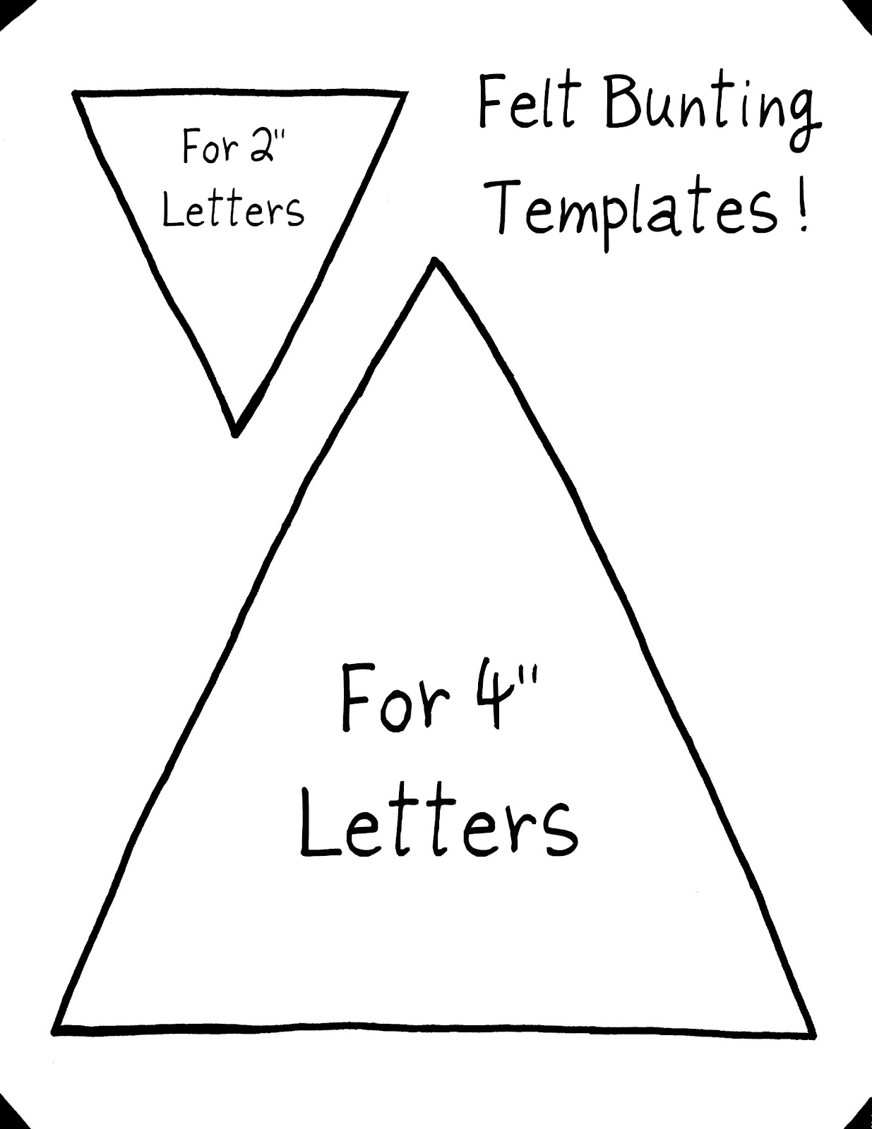 Oh the Cuteness!: No-Sew Mini Bunting Banner Tutorial