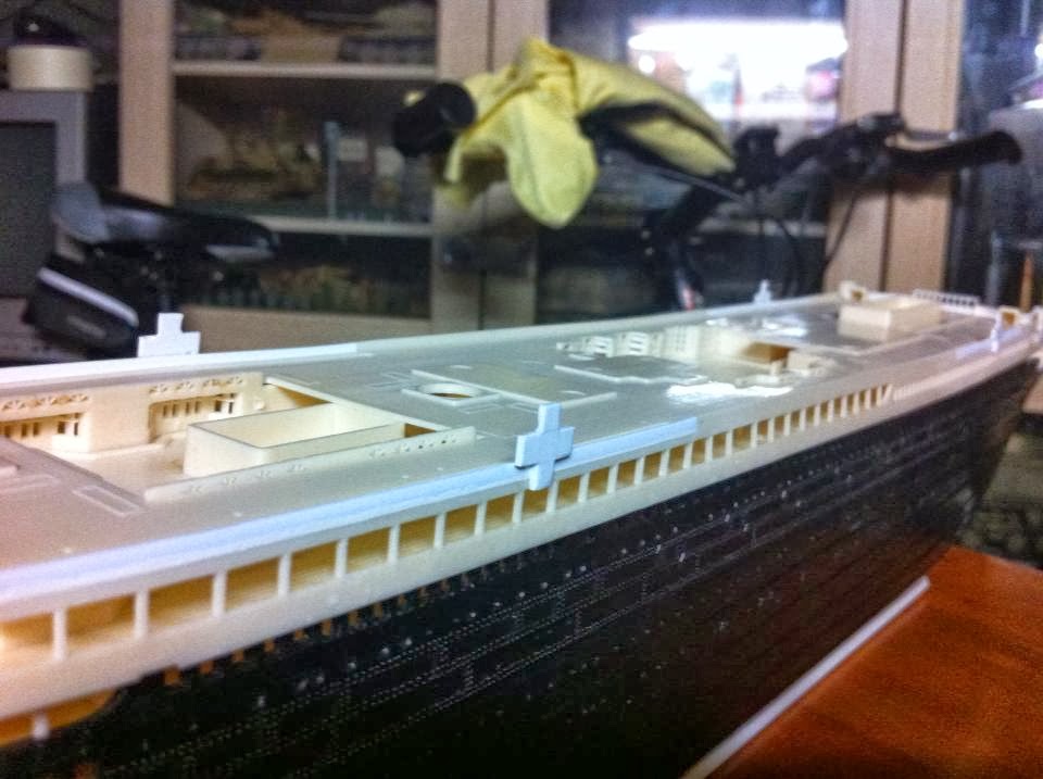 Kitter's Scale Models: H.M.H.S Britannic in Progress