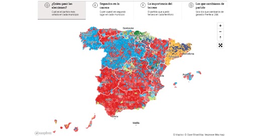Maps Mania: Spanish Election Maps