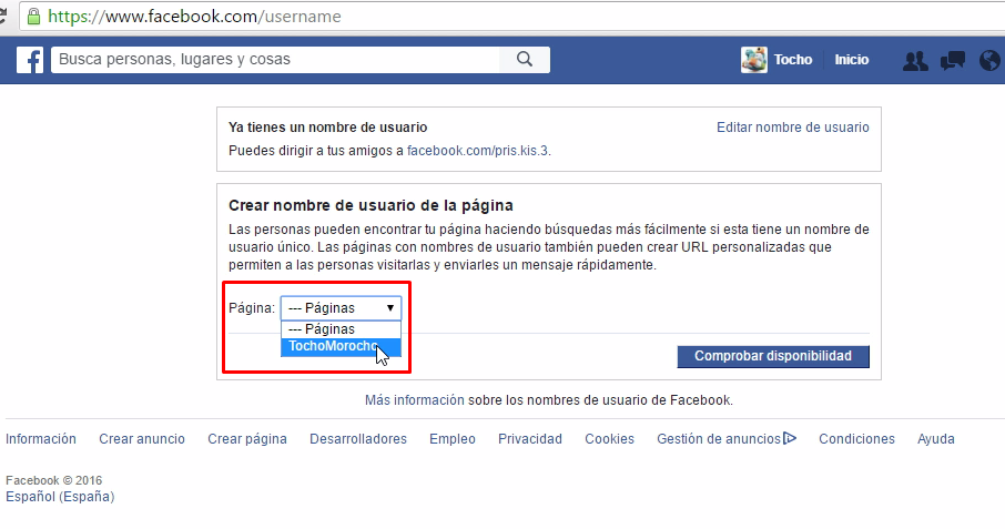 Cómo cambiar y personalizar URL página de Facebook
