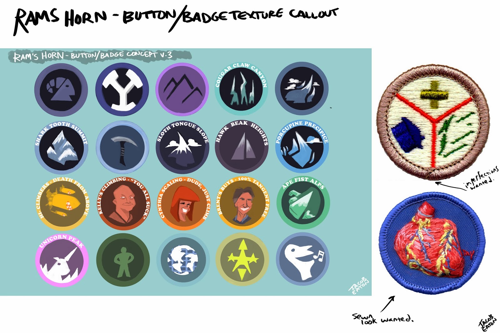 Ram's Horn: Button/Badge Texture Callout