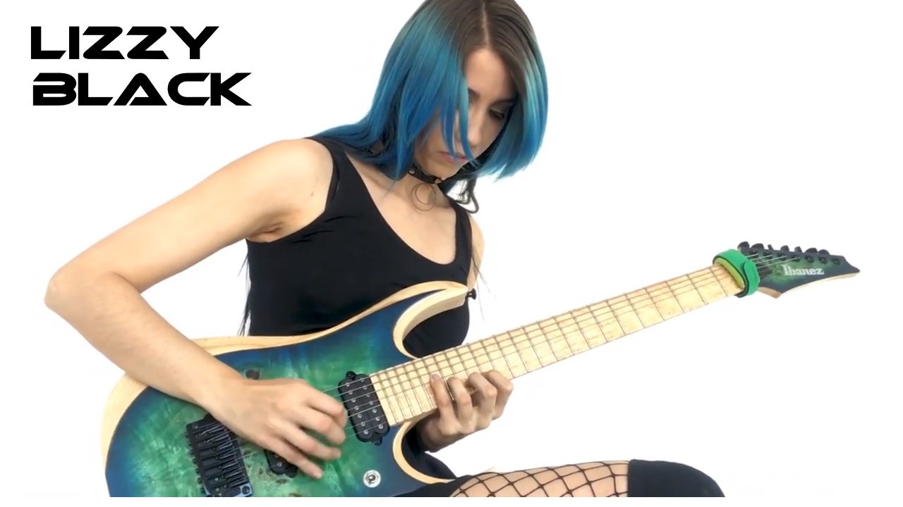 Lizzy Black: Veil of Maya - Aeris (Guitar Cover - by Lizzy Black)