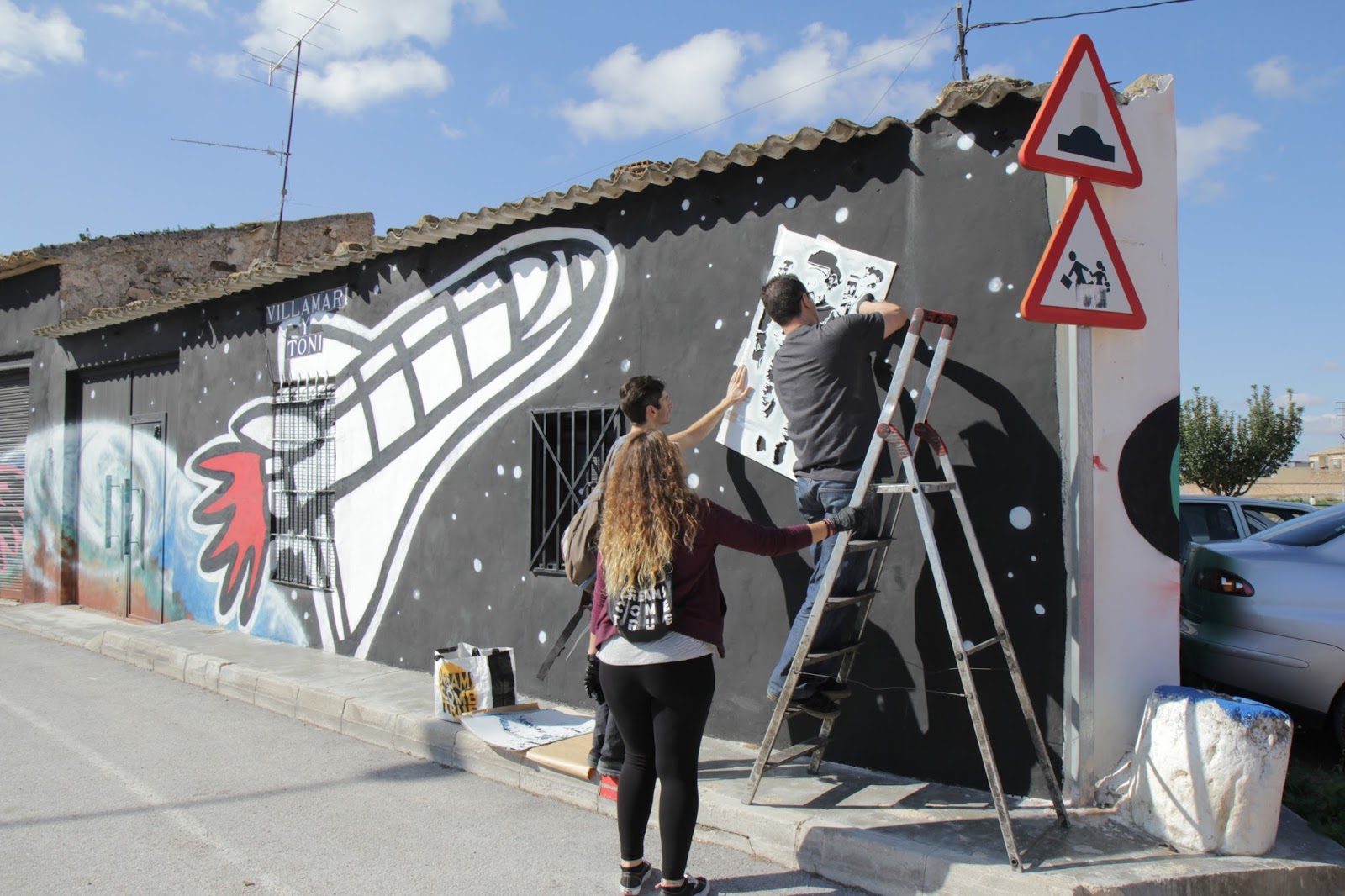 PROYECTO PAISAJE: INAUGURACIÓN GRAFFITIS