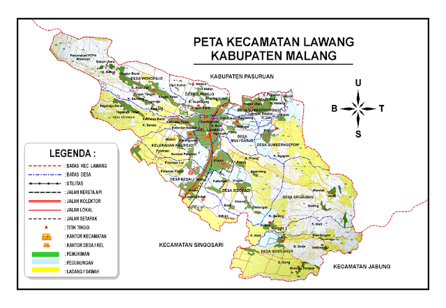 asli LAWANG kab MALANG: PETA LAWANG