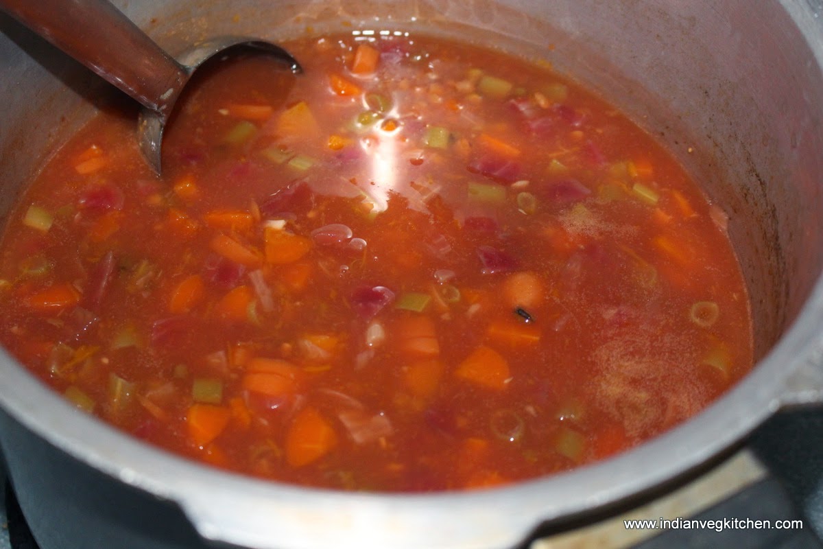 IndianVegKitchen: Bean and Vegetable Soup | Iron-rich Soup for Kids ...