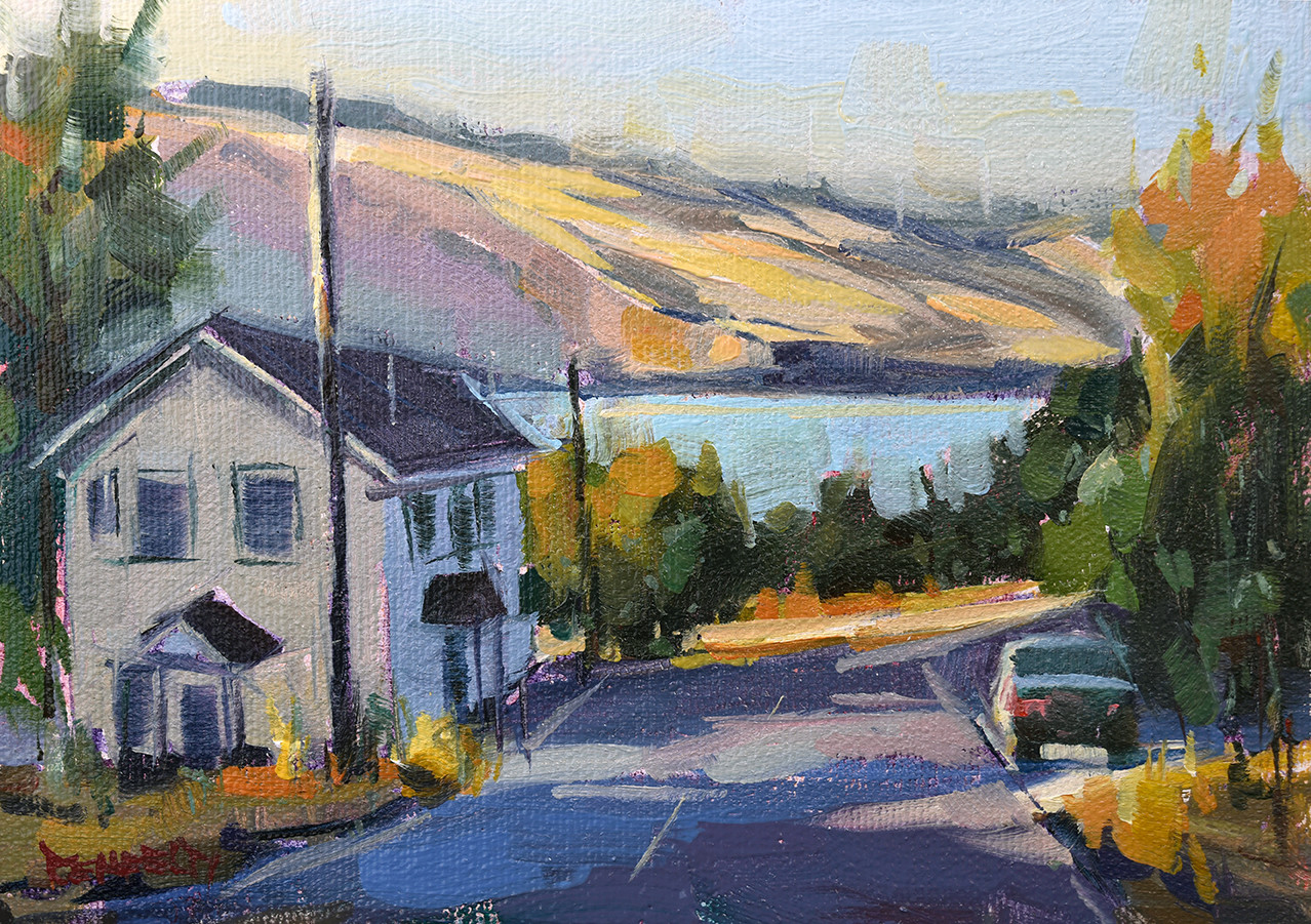 Cathleen Rehfeld: #843 River View in Mosier