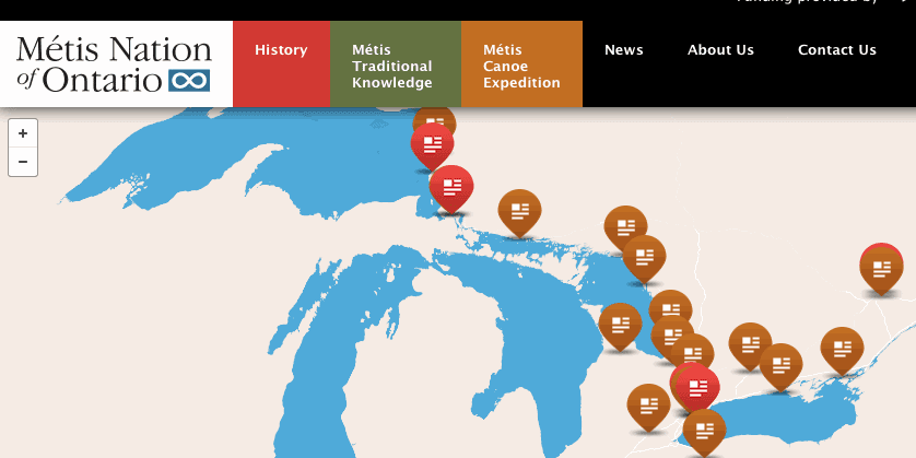 mawita'jig - "they gather together": Map of the Métis Nation of Ontario
