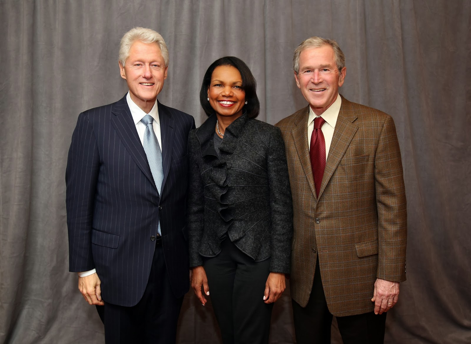 Gary M. Perkins: President Bill Clinton,Condi Rice and President George ...