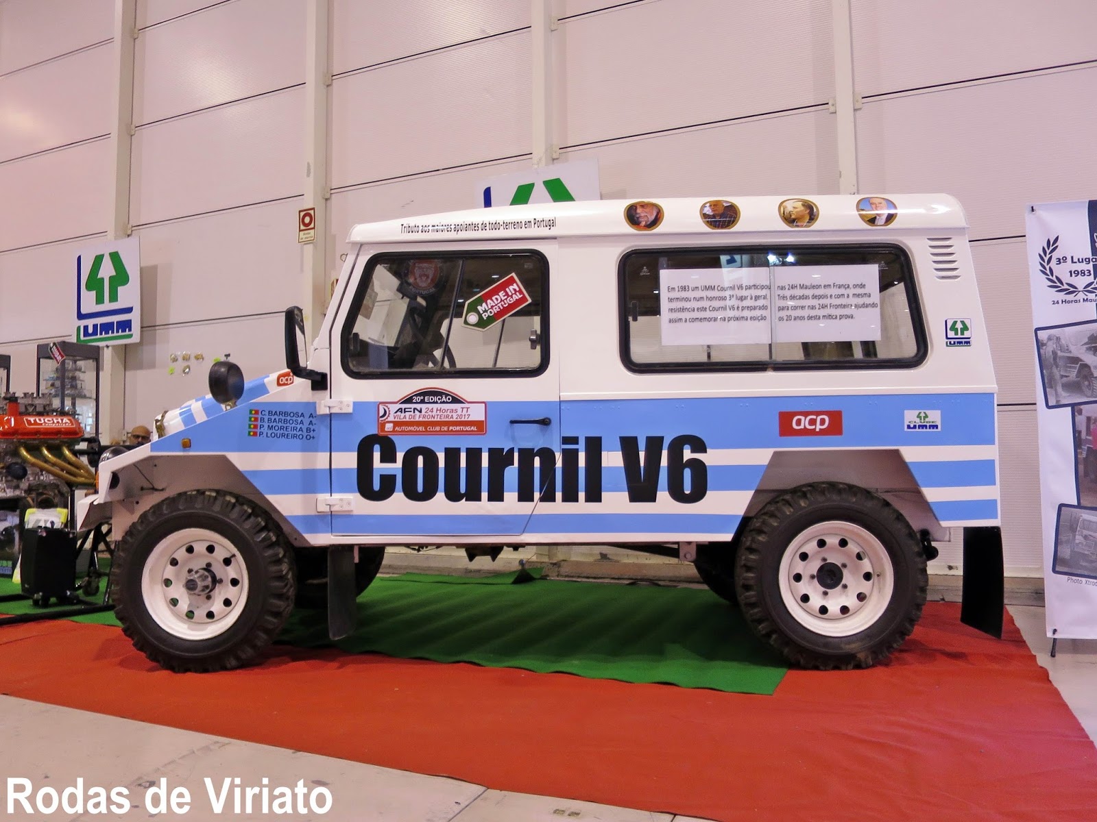 Jipe UMM Cournil "V6" - Salão Motorclássico 2017