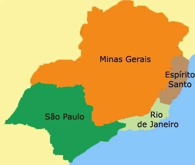 REGIÃO SUDESTE DO BRASIL- MAPA, CLIMA, CULTURA ~ Dicas Grátis 2020