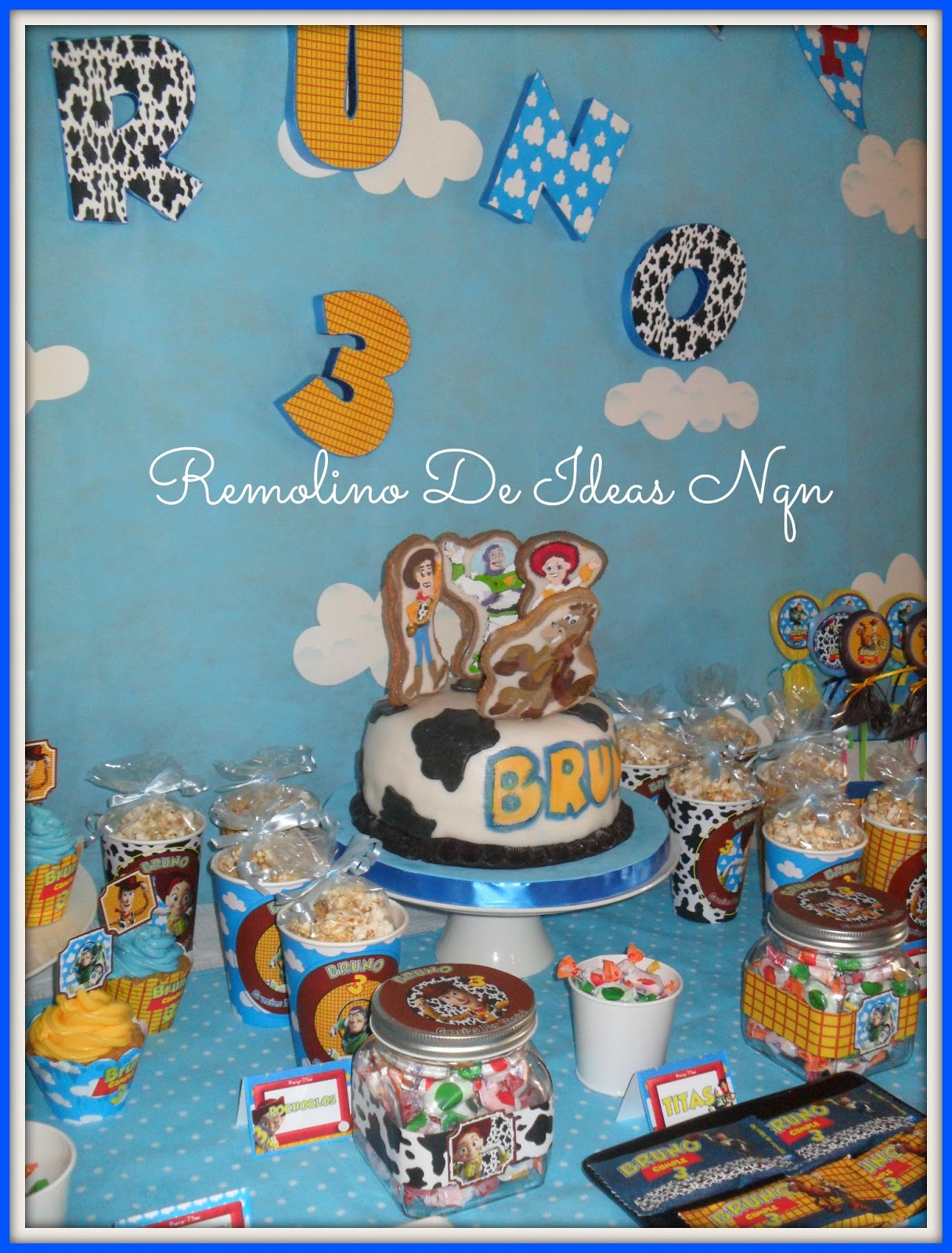 RemolinodeIdeasNqn: CANDY BAR TOY STORY "Bruno 3"