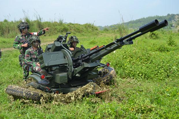 DEFENSE STUDIES: TNI-AD Tarik Seluruh Meriam Giant Bow