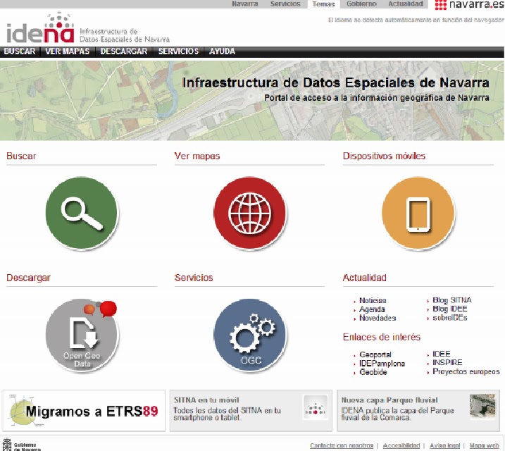 Blog IDEE: SITNA publica nuevo servicio WMTS RESTful para IDENA