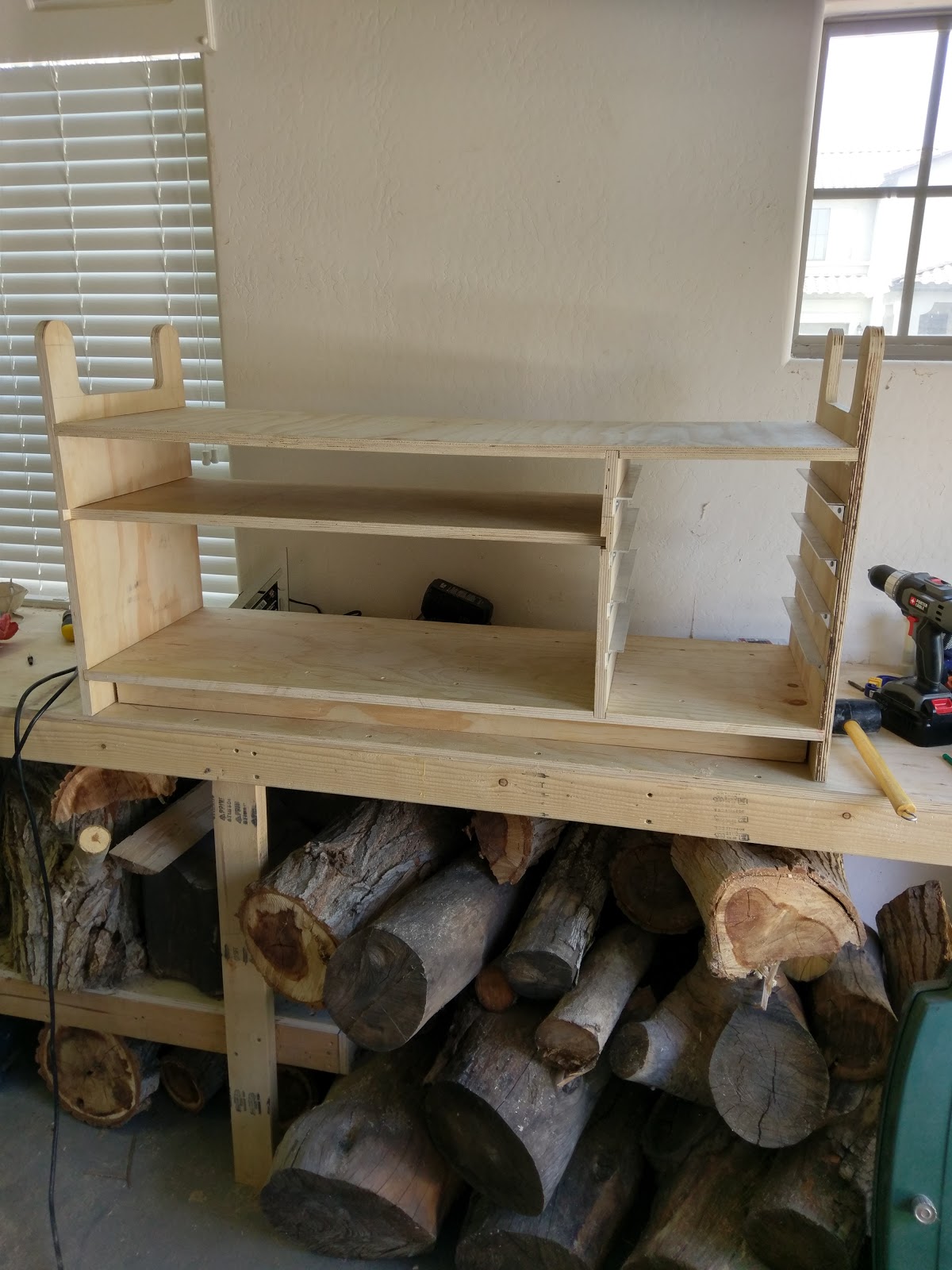 Storage: A Cabinet Under The ShopSmith, Part 2 ~ Learning Woodworking ...