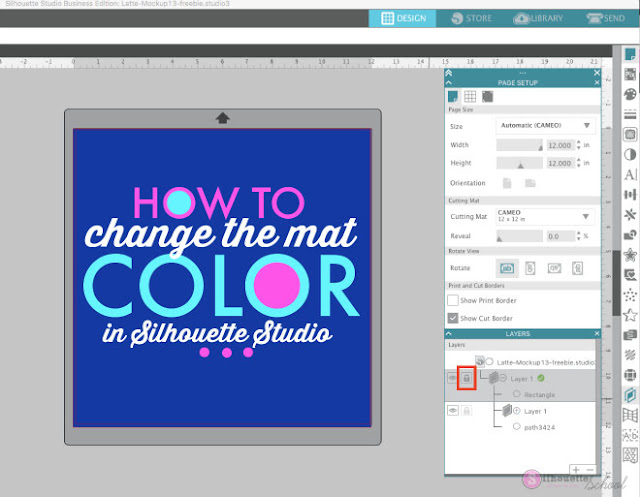 Change the Silhouette Studio Work Area Background Color - Silhouette School