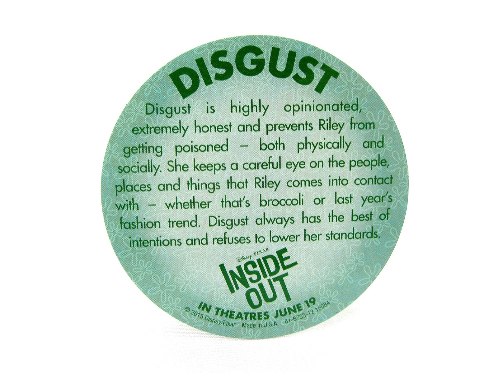 Dan the Pixar Fan: Inside Out: Promo Cards