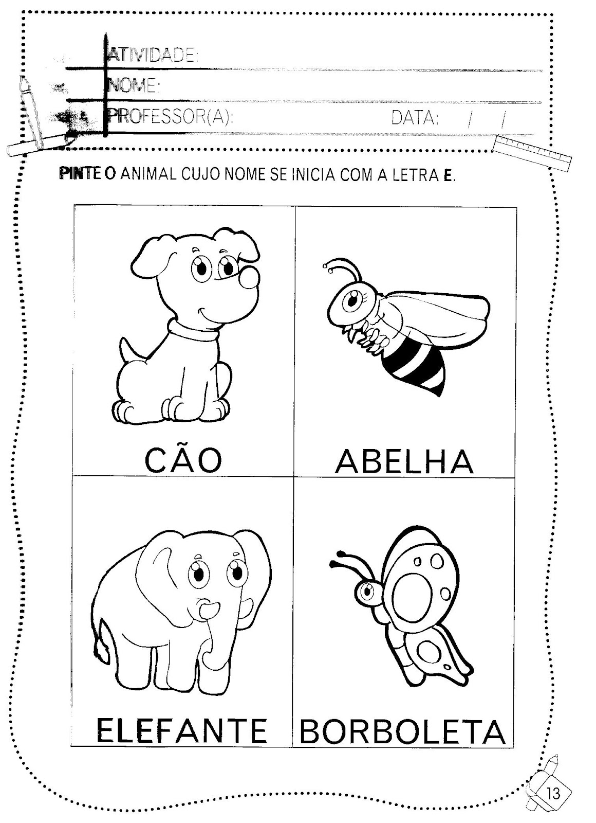 Tarefinhas Para Educação Infantil - GITEDU