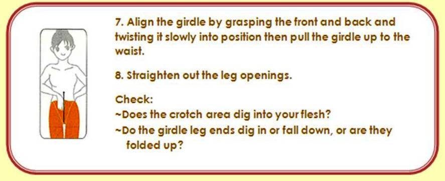 No.1 Best Selling Girdle: How to wear your girdle correctly