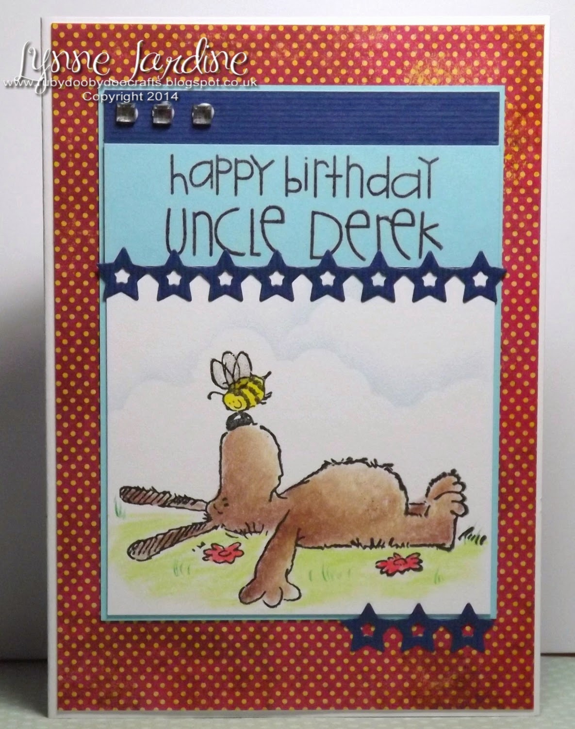 Ruby-Dooby-Doo Crafts: Card for Uncle Derek