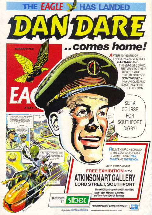 MOONBASE CENTRAL: DAN DARE EXHIBITION: 1990