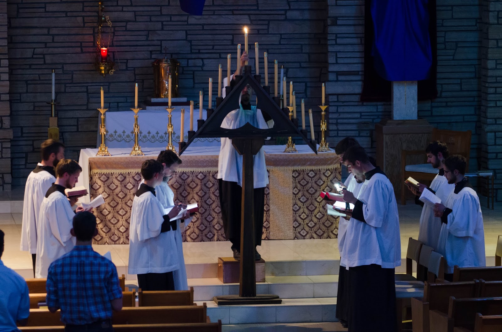 New Liturgical Movement: Tenebrae at Wyoming Catholic College