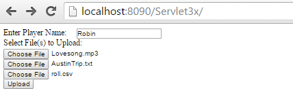 Learning the code way: Servlet 3.x - Using MultipartConfig for file uploads