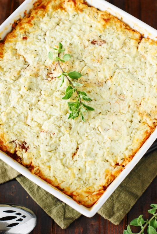 Baked Spaghetti Squash Gratin | The Kitchen is My Playground