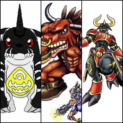 BlackGabumon Line Minotarumon ~ MEU×DIGIMON