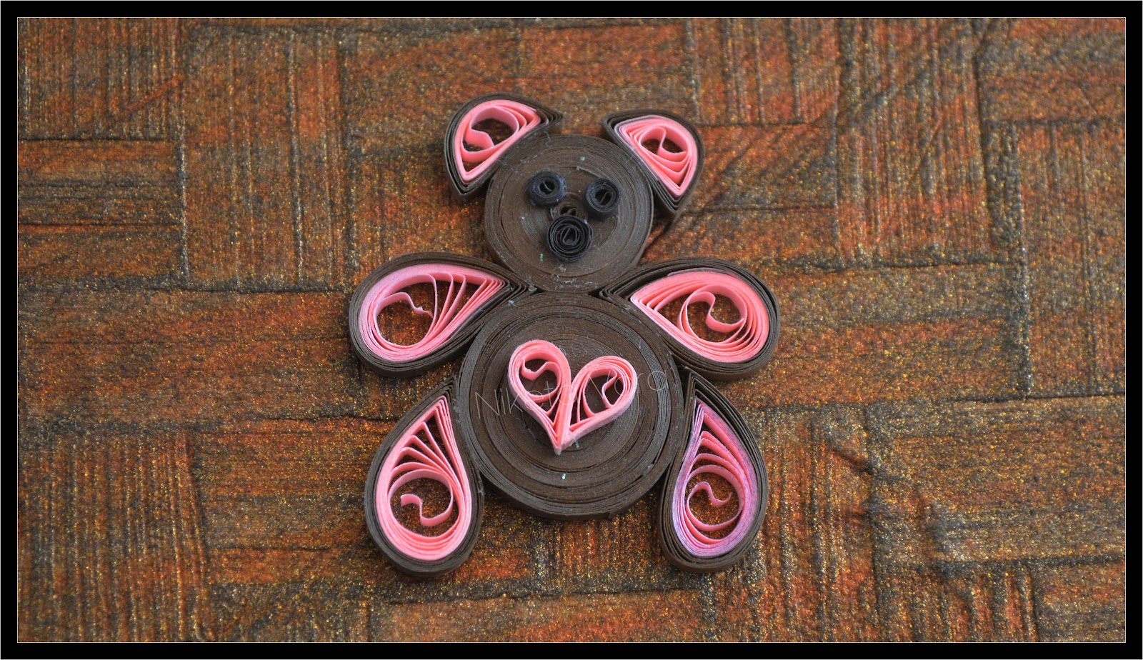 Niketa's Creative Corner: Quilled Teddy Bear