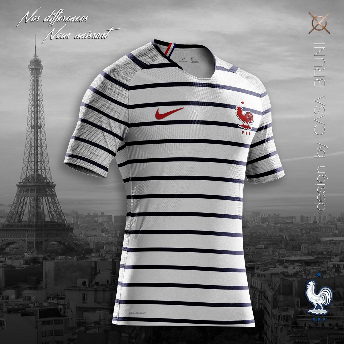 What If? Marinière-Inspired Nike France 2018 Away Concept Kit by Casa ...