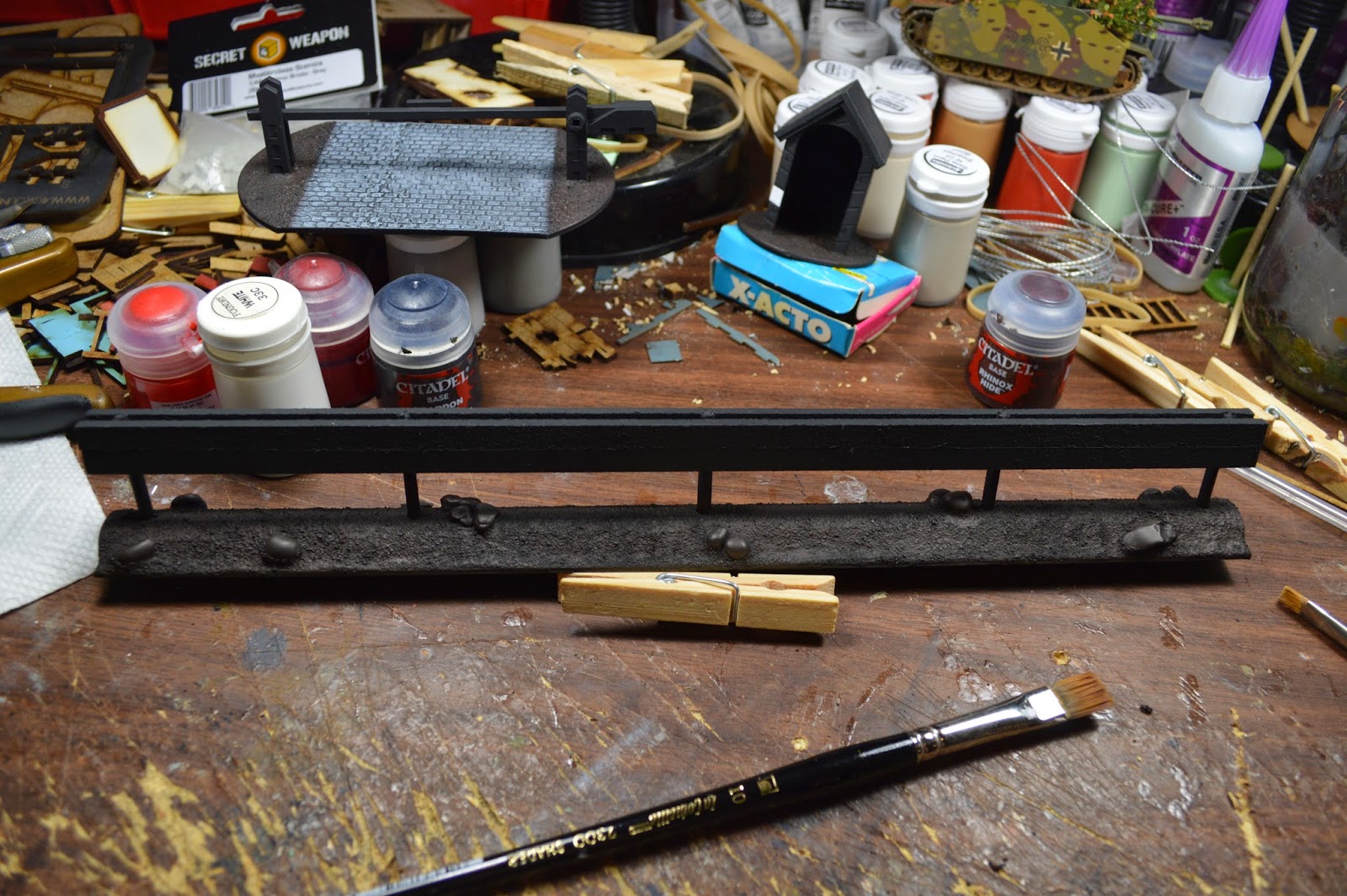 Jay's Wargaming Madness: Making Bocage For 28mm World War 2