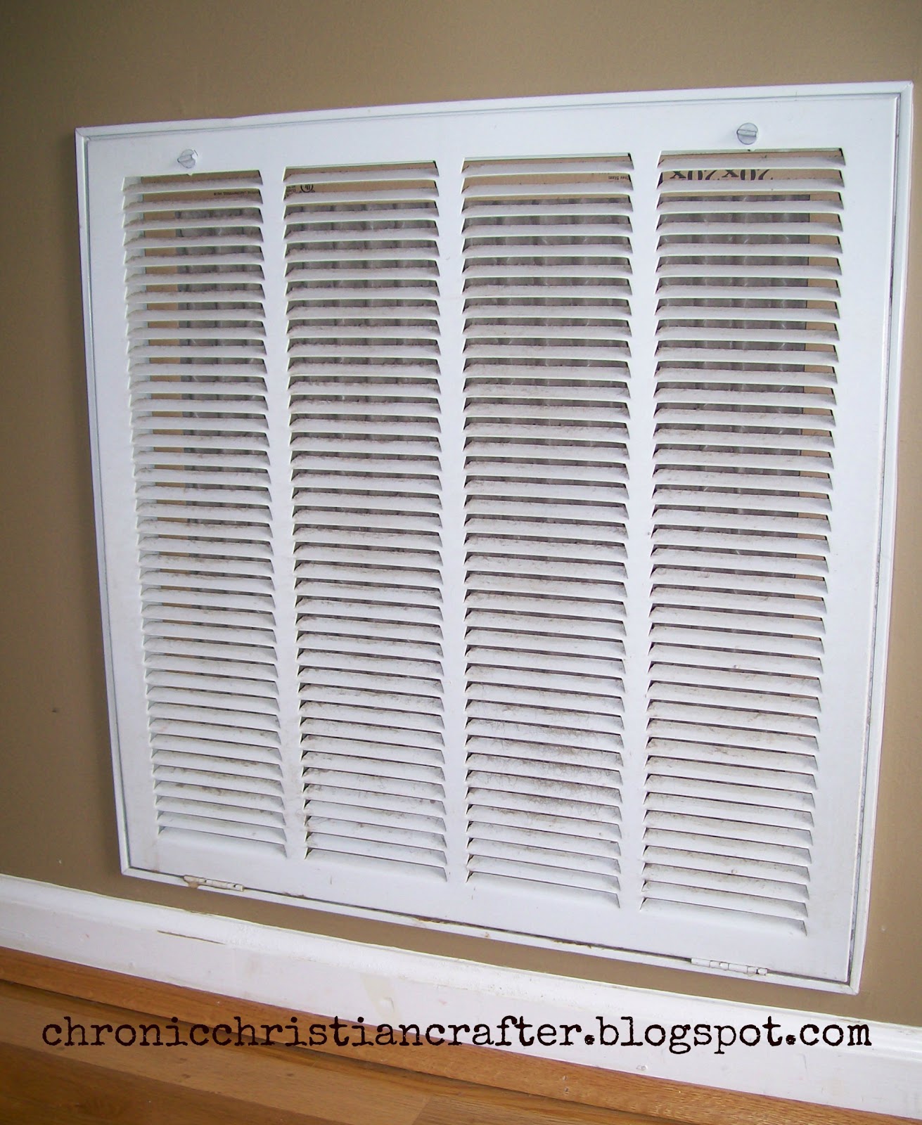 Safest/best way to attach an aluminum mesh inside a return vent cover ...