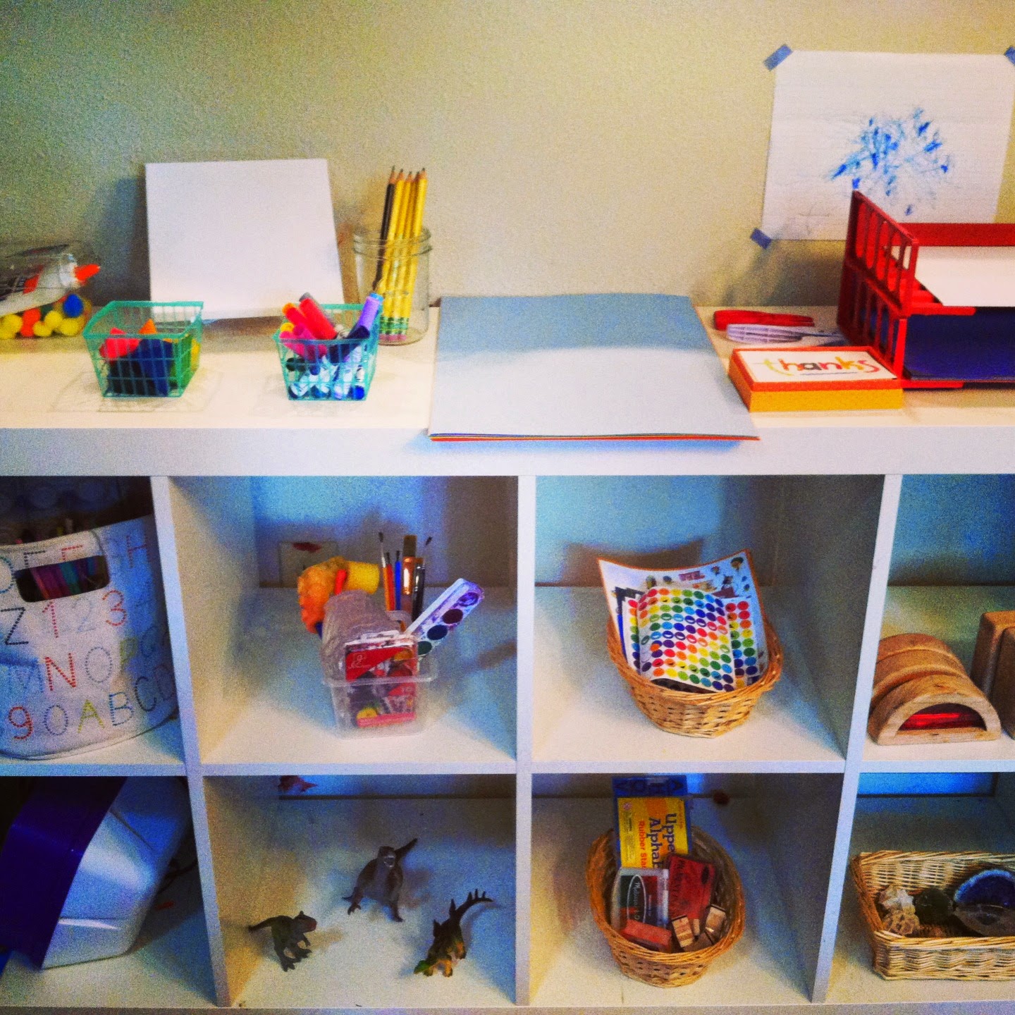 Seven Lovely Things: DIY Creative Space for Young Children