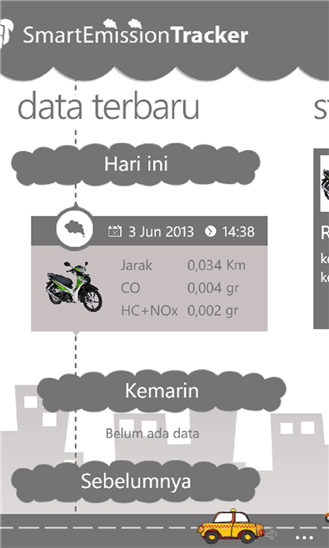 Smart Emission Tracker for Windows Phone 8