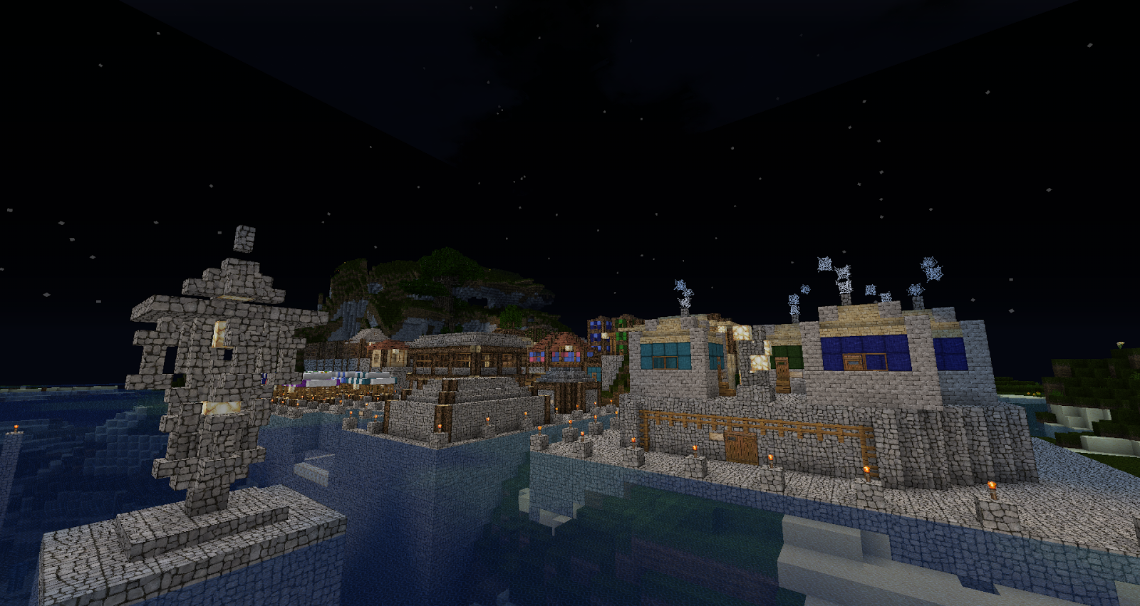 Minecraft build: Port City