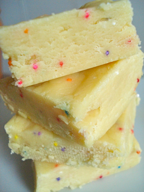 Baked from a Box: Cake Batter Fudge - 10 Minute Recipe!