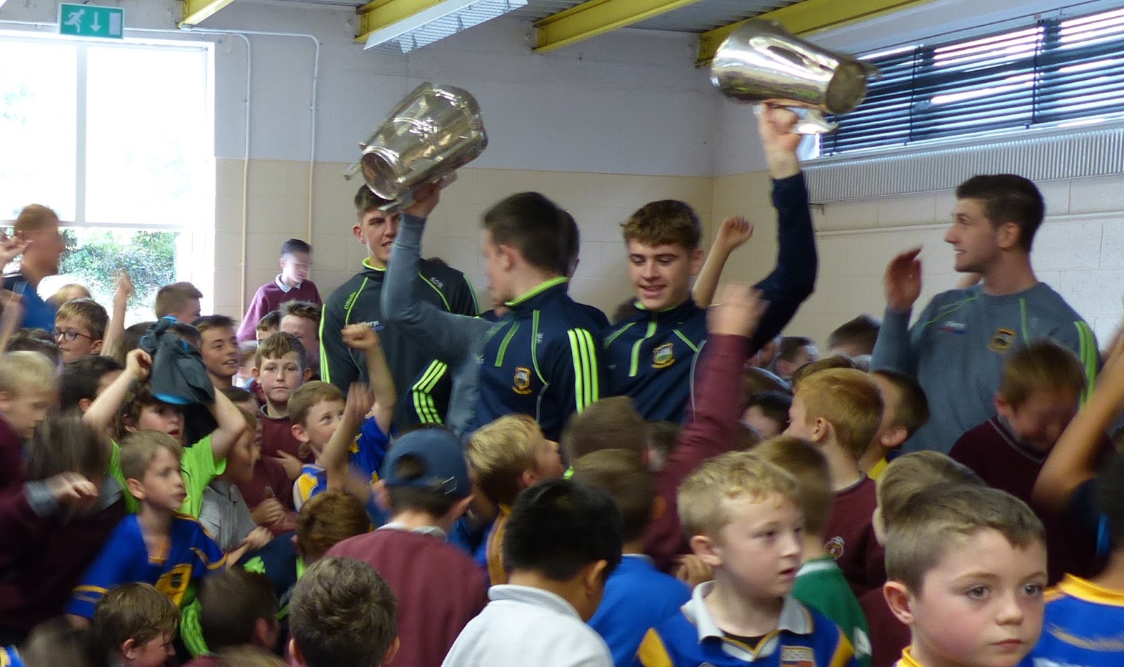 Liam McCarthy & the Irish Press cups come to the CBS – C.B.S Primary ...