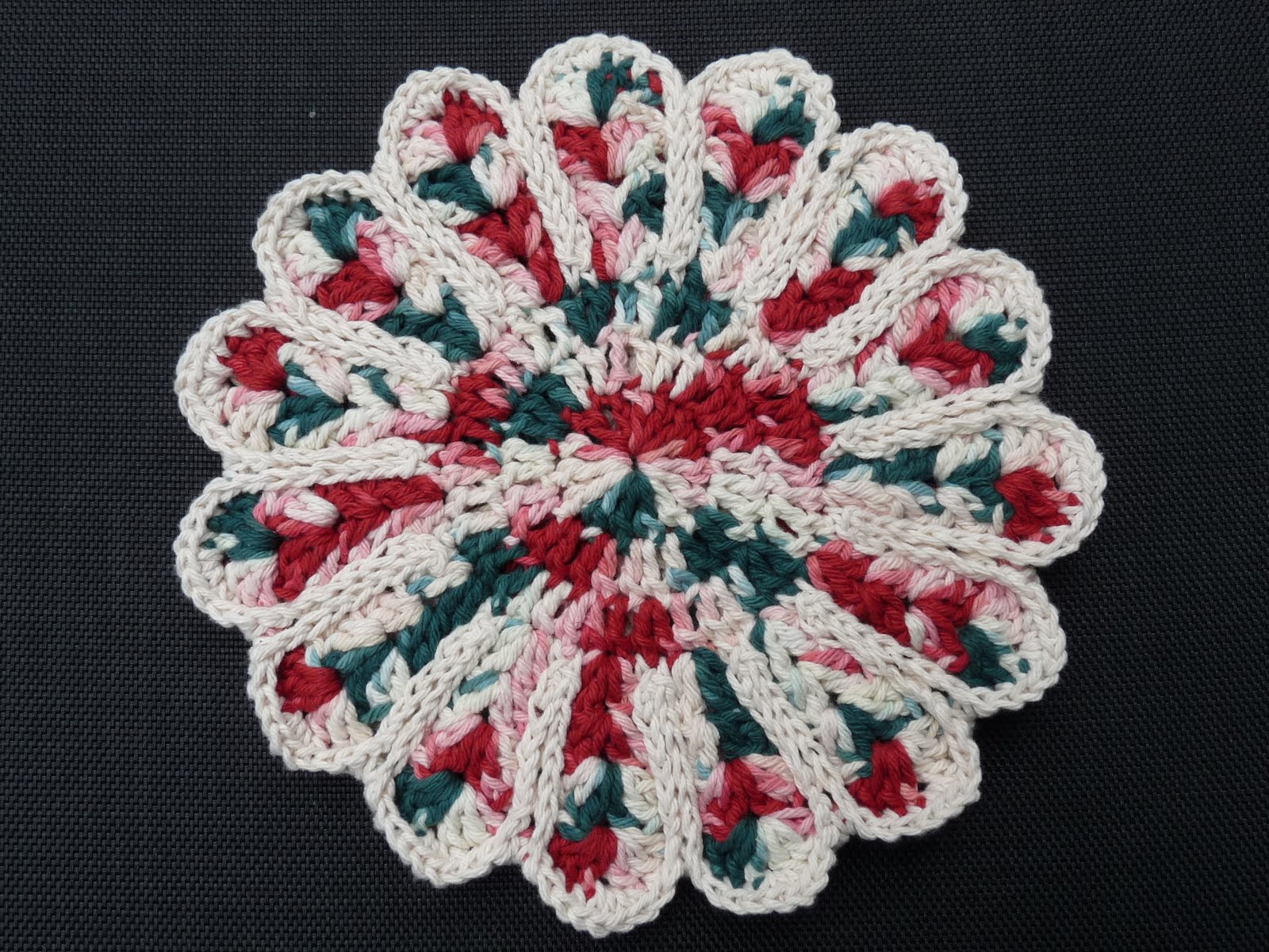 Nancy's Crochet: Cotton Flower Hotpads