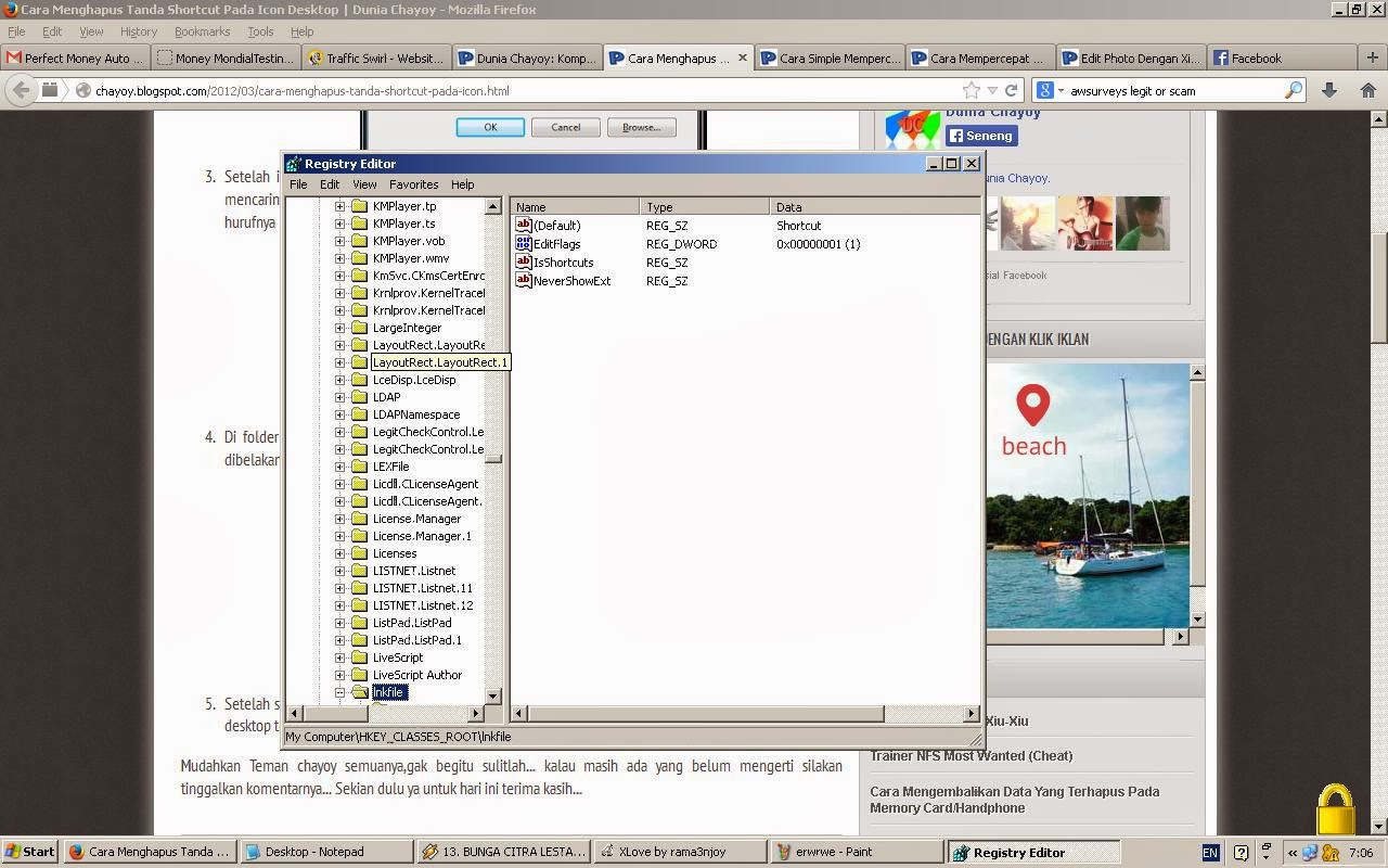 Cara hapus shorcut icon pada desktop - Share everything